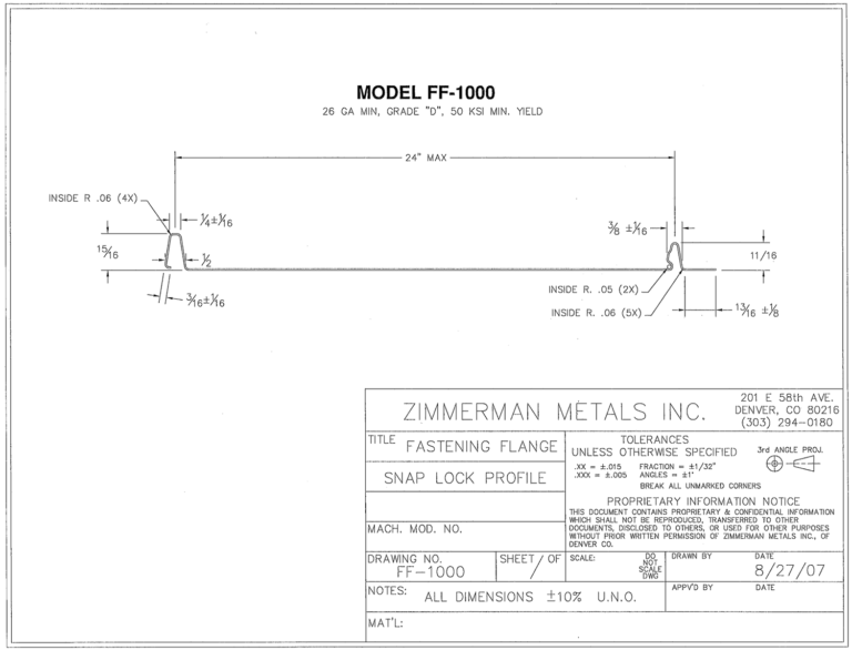 Roofing Machines - Zimmerman Metals