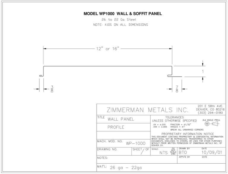 Roofing Machines - Zimmerman Metals